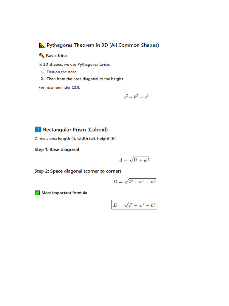 Pythagoras Theorem | PDF