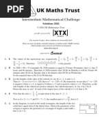 JMC 2024 Solutions and Answers | PDF | Area | Triangle