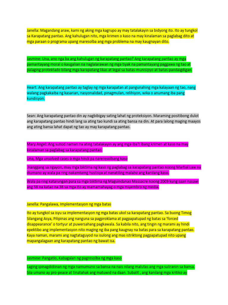 AP and Fil Script 3rd Quarter Pt | PDF