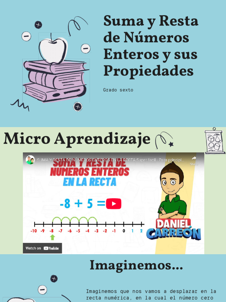 Z. Suma y Resta de Números Enteros (4) | PDF | Entero | Matemáticas