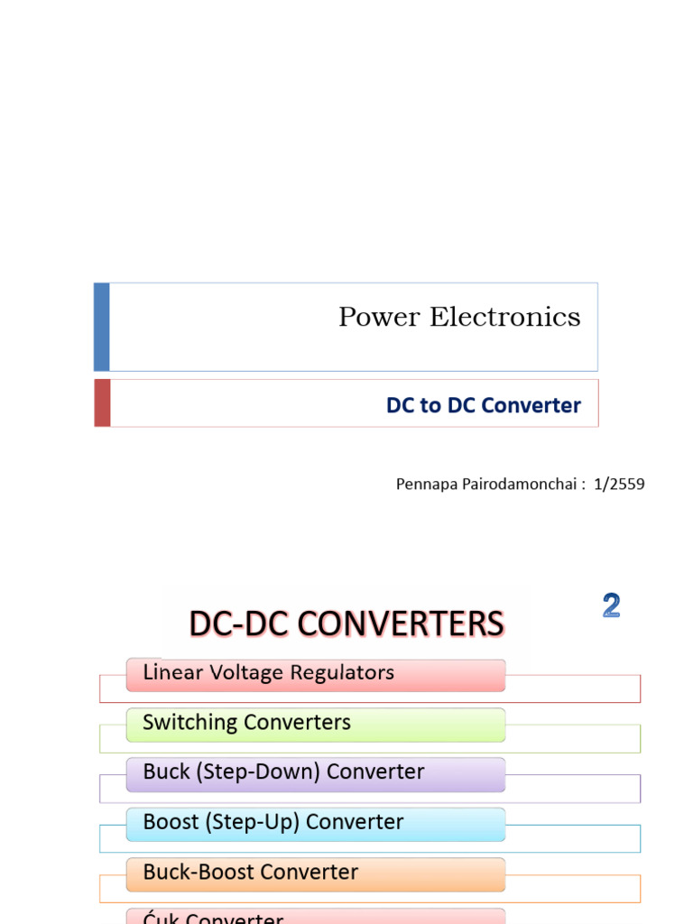 2 - DC DC Converter | PDF