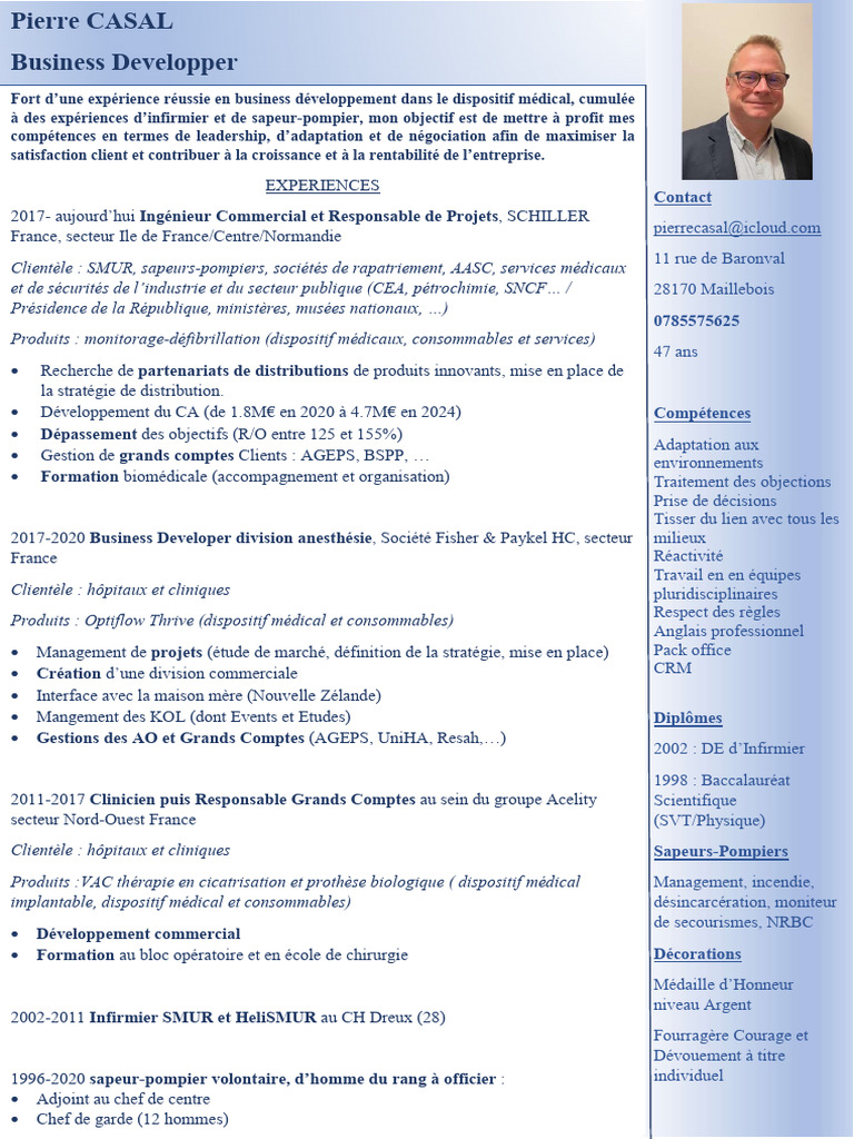 CV Pierre Casal F | PDF | Allaitement