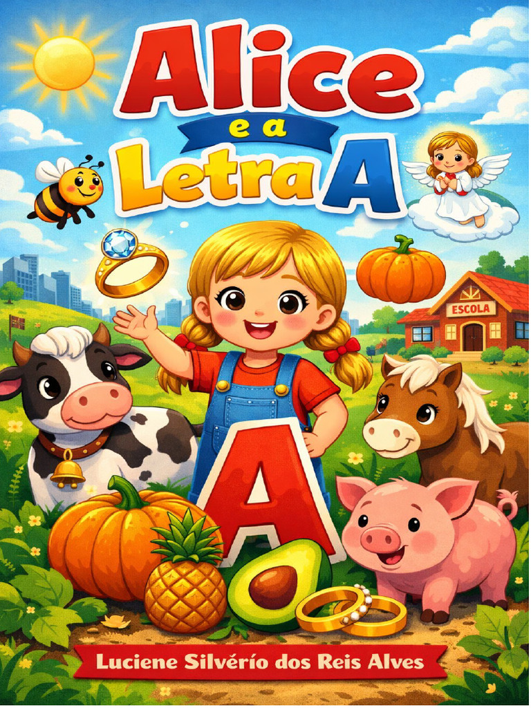 Livro Infantil de Luciene, Alce e A Letra A | PDF