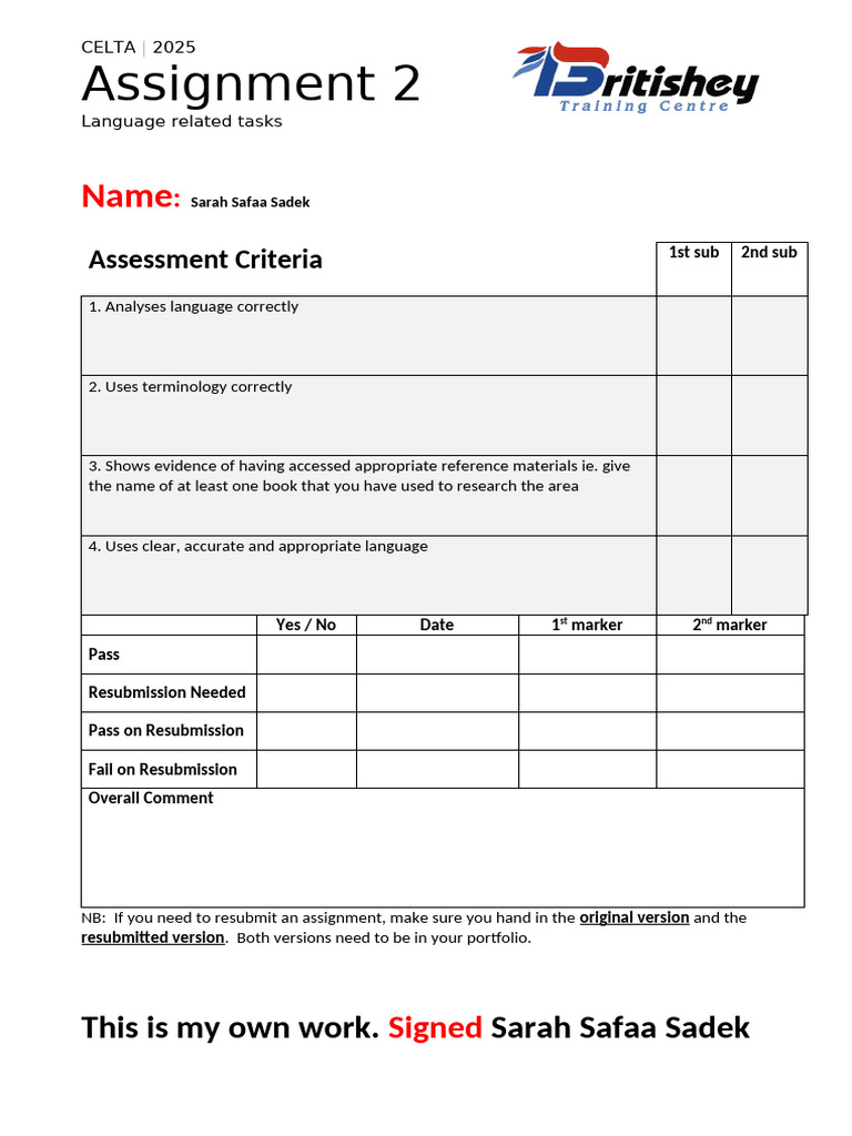 Assignment 2 First Submission | PDF | Grammar | Syntax
