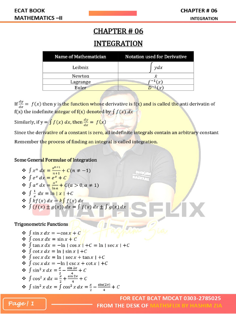 Chap 06 Integration Copy | PDF