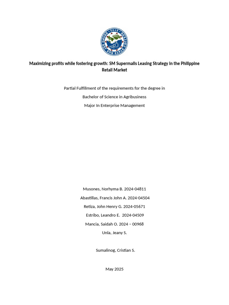 Baby Thesis | PDF | Retail | Shopping Mall