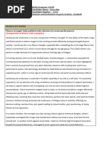 Performance Analysis in PE Coursework | PDF | Weakness | Defender ...