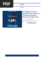 Mulligan Technique for Spine Therapy | PDF | Anatomical Terms Of Motion ...