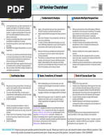 AP Seminar Exam Format and Lenses Guide | PDF | Argument | Cognition