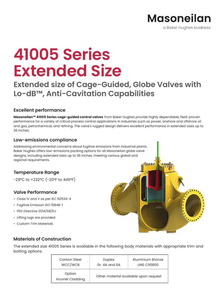 BHMN 41005 EXT FS 34721A 0525 English 2 | PDF | Valve | Actuator