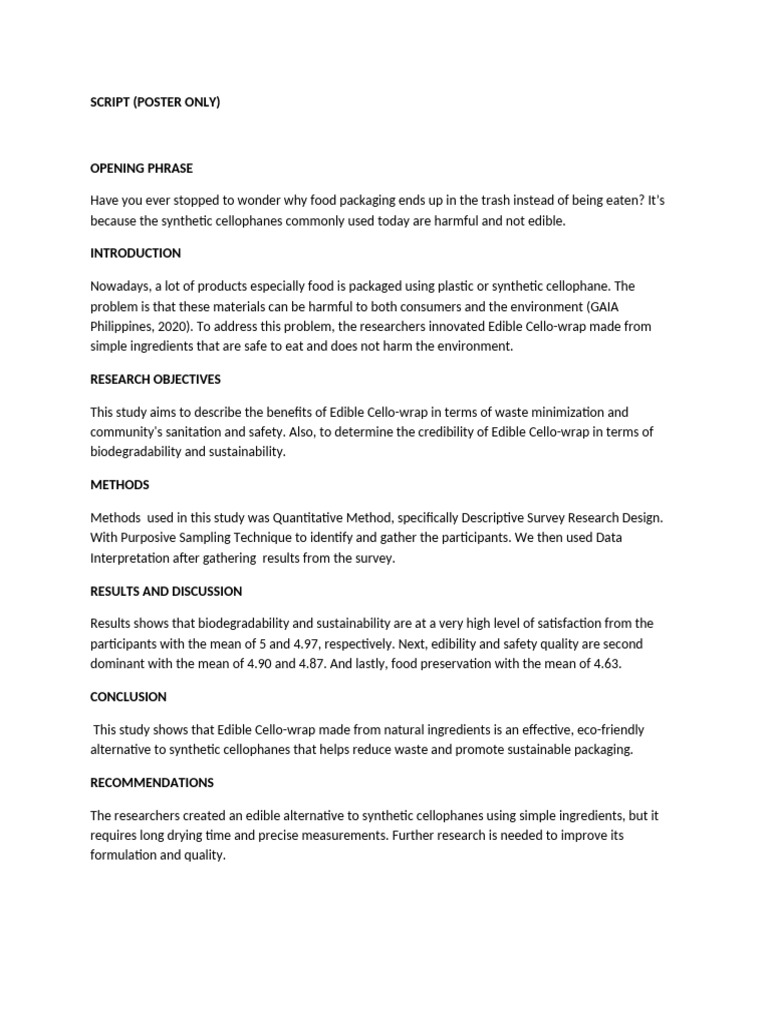 Script Poster Wps Office | PDF