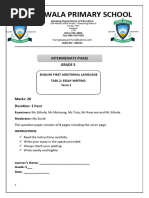 Grade 6 EFAL Term 2 Resource Pack | PDF