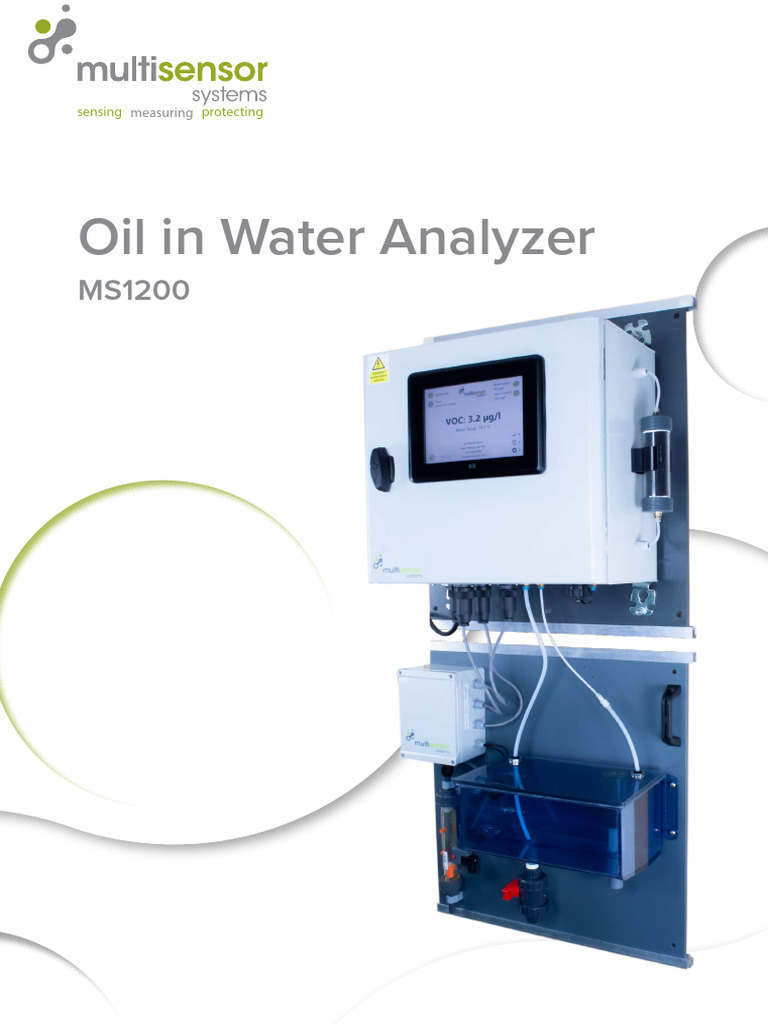 MS1200 VOC Oil in Water Analyzer | PDF | Water | Volatile Organic Compound