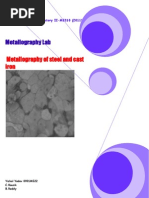 Micro-Structure Examination of Steel | PDF | Microstructure | Crystal
