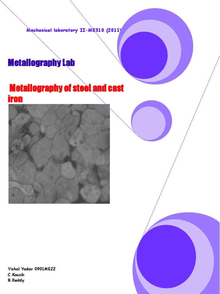 Metallography Lab Metallography Lab Metallography Lab Metallography Lab ...