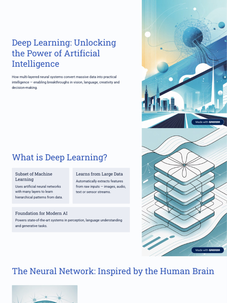 Deep Learning Unlocking The Power of Artificial Intelligence | PDF ...