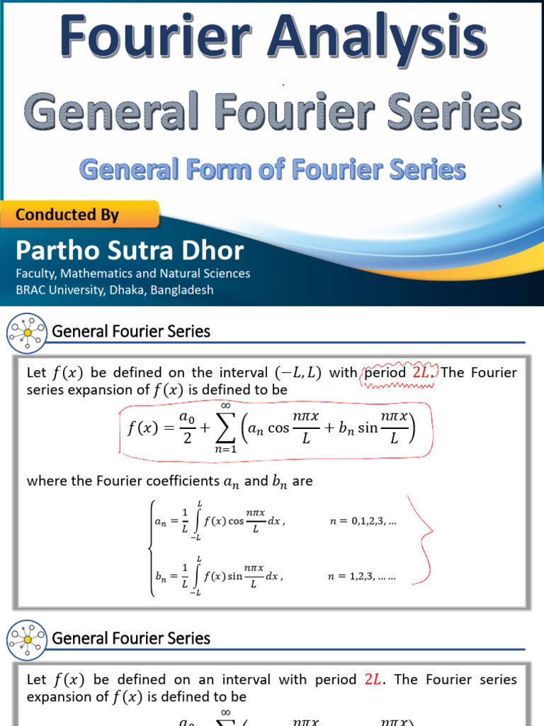03. General Fourier Series | PDF | Fourier Series | Calculus