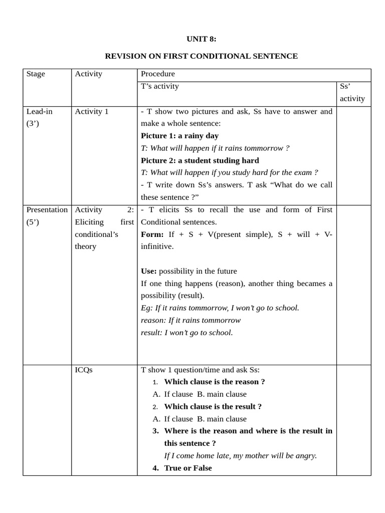 10-4 - V5-1 Lesson Plan - 1st Type | PDF | Chess Theory