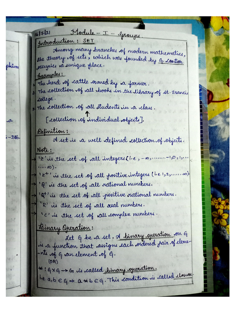 Maths Module 1 (Groups) - 1 | PDF