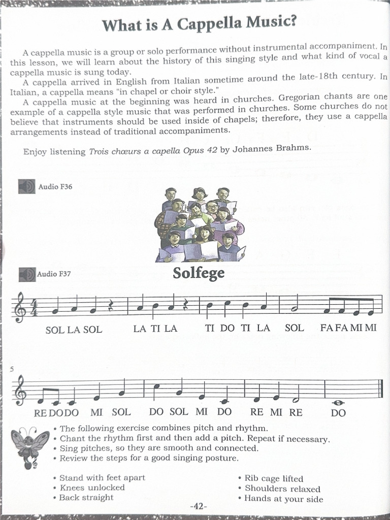 What is a Cappella Music L8G6 | PDF