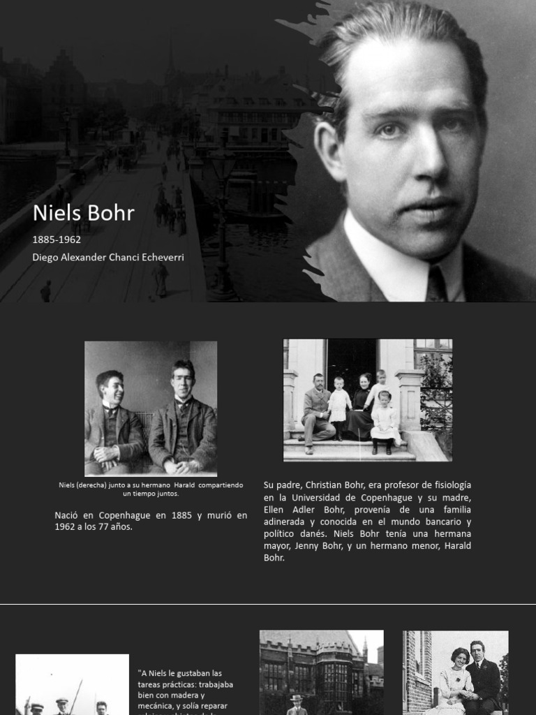 Unidad 4 Niels Bohr - Diego Alexander Chancí Echeverri | PDF | Niels ...