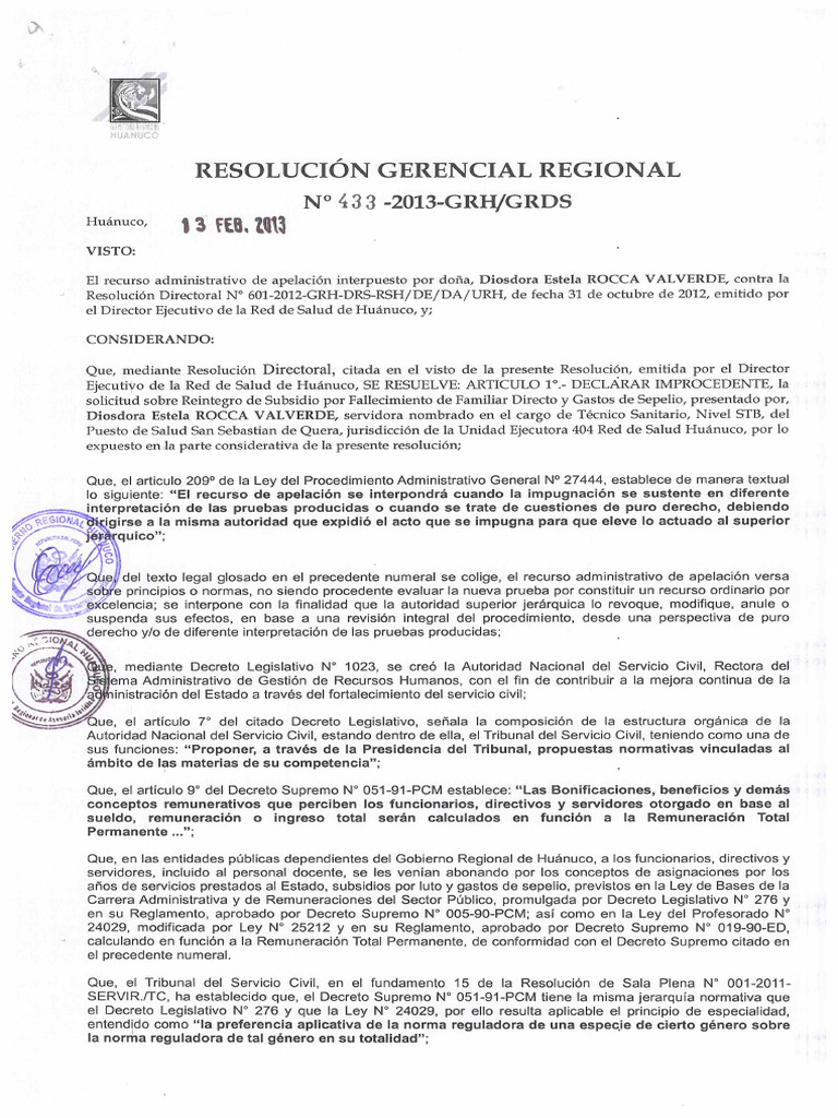 Fundado Apealción de Subsidio | PDF