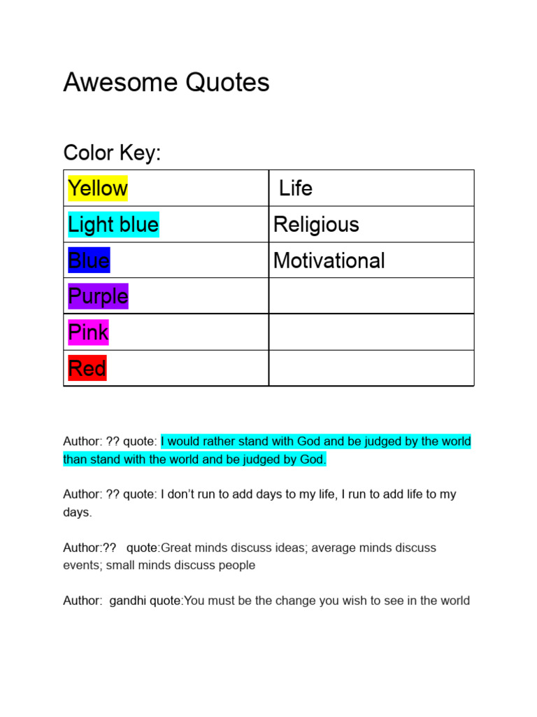 Rad Quotes | PDF
