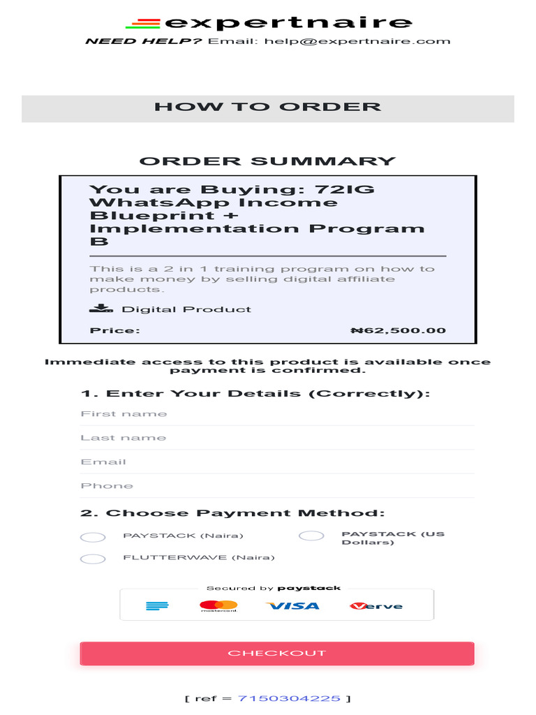 Order Cart - ExpertNaire Platform | PDF