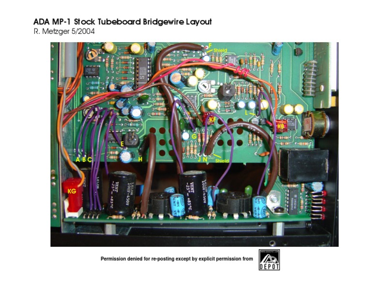 ADA MP-1 Stock Tubeboard Bridgewire Layout | PDF
