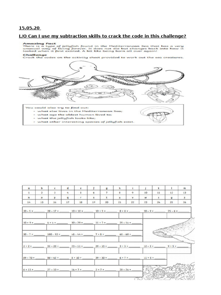 Fun Friday Maths 15.05.20 20 | PDF