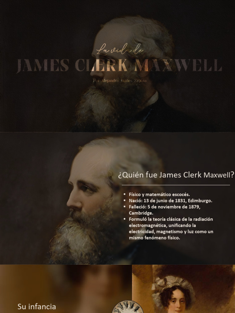 Unidad 4 James Clerk Maxwell - Alejandra Builes Zapata | PDF | James ...