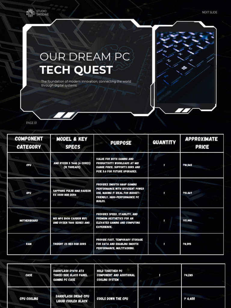 Less Than 100k Pc Build | PDF | Computer Engineering | Computer Science