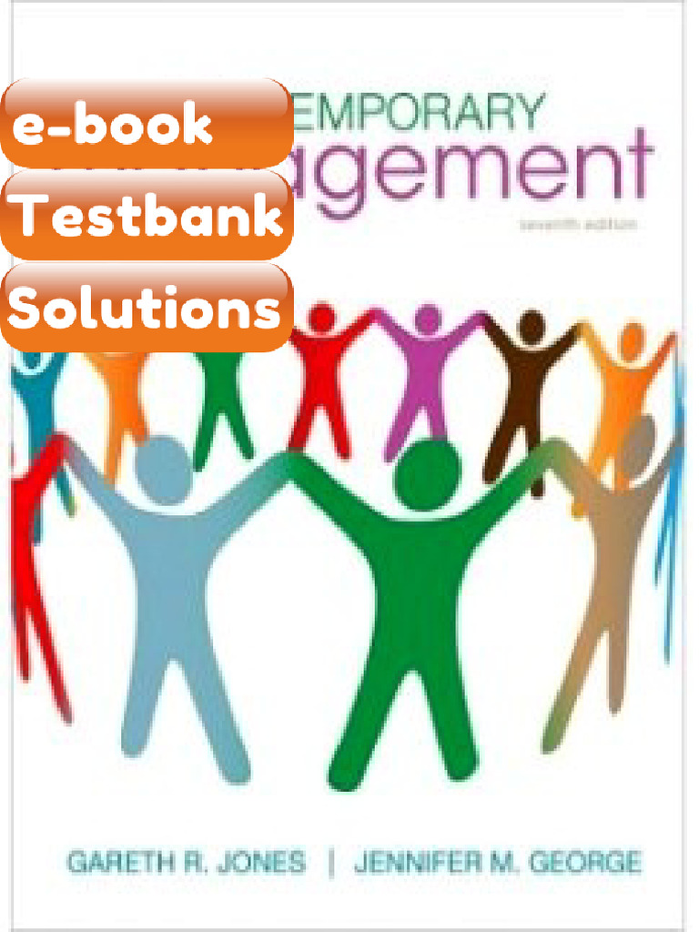 Testbank Contemporary Management 7th Edition Gareth R Jones Download ...
