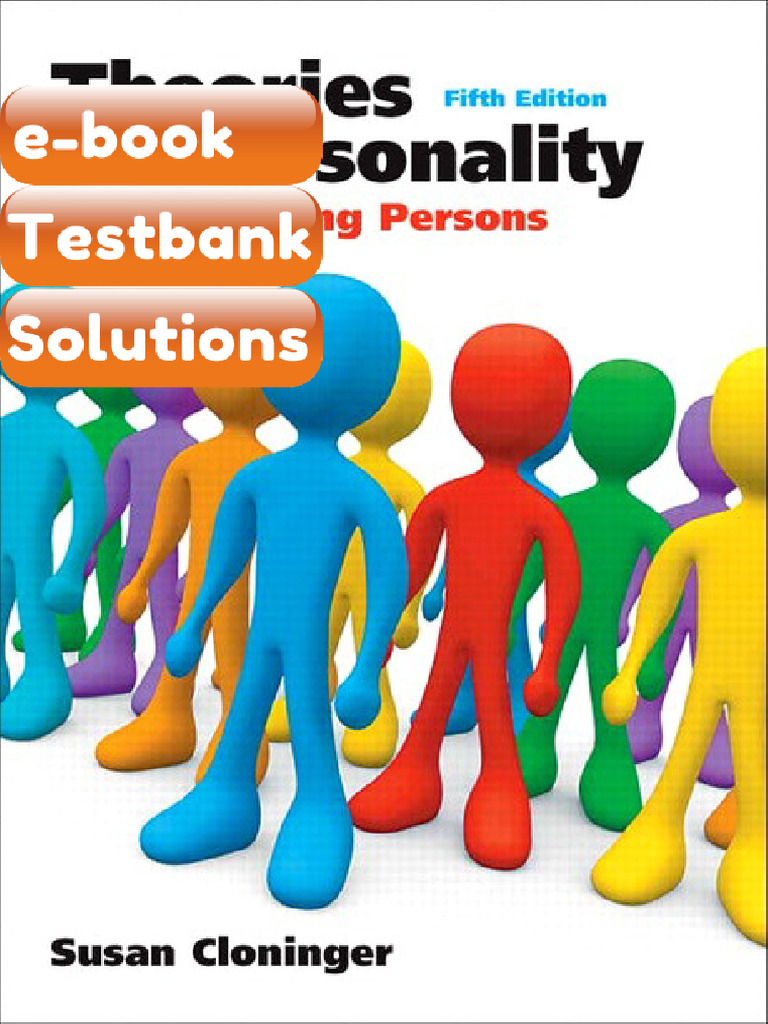 Testbank Theories of Personality Understanding Persons 5th Edition by ...