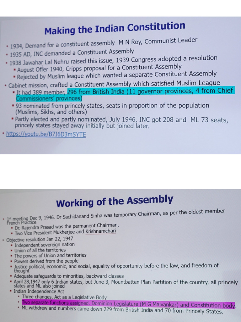 Session 3 - Making of Constitution | PDF