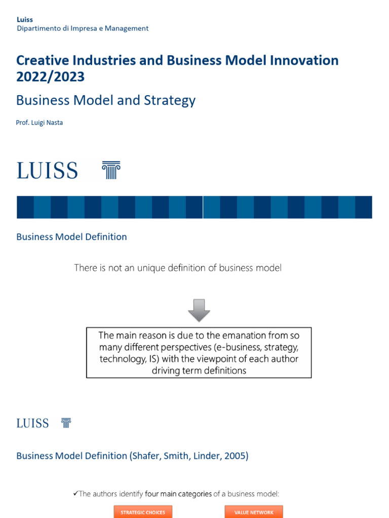 3. Business Model and Strategy | PDF