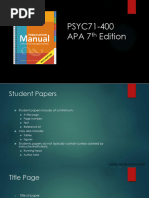 APA 7 Guidelines for Tables and Figures | PDF