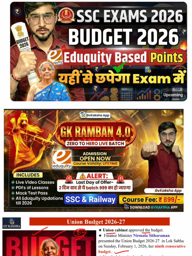 Budget 2026 | PDF