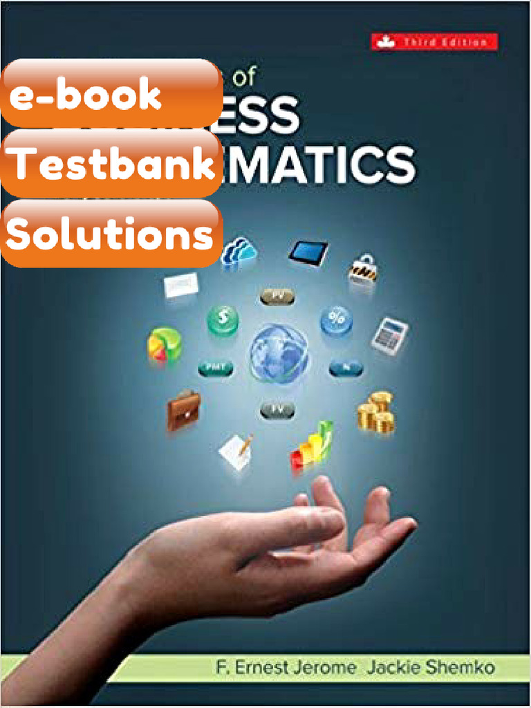 Testbank Fundamentals of Business Mathmatics in Canada 3rd Canadian ...