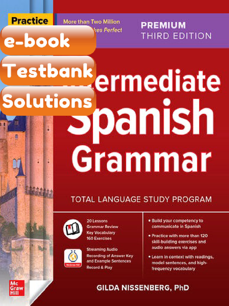 Testbank Intermediate Spanish Grammar 3rd Edition | PDF | Grammatical ...