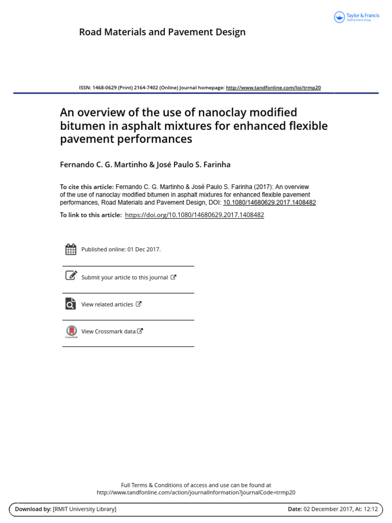 An Overview of the Use of Nanoclay Modified | PDF | Nanocomposite ...