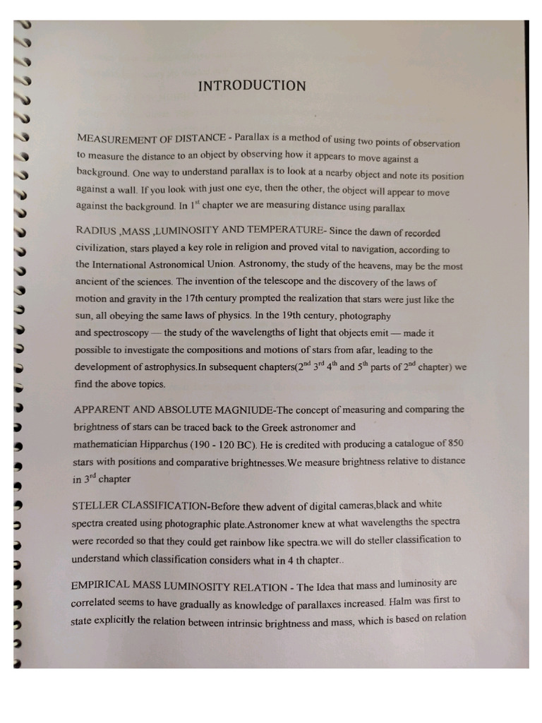 Astrophysics Project | PDF