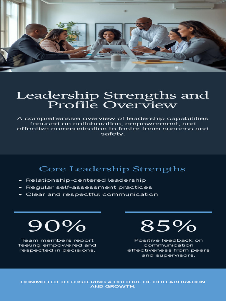 Infographic - Leadership Strengths and Profile Overview | PDF