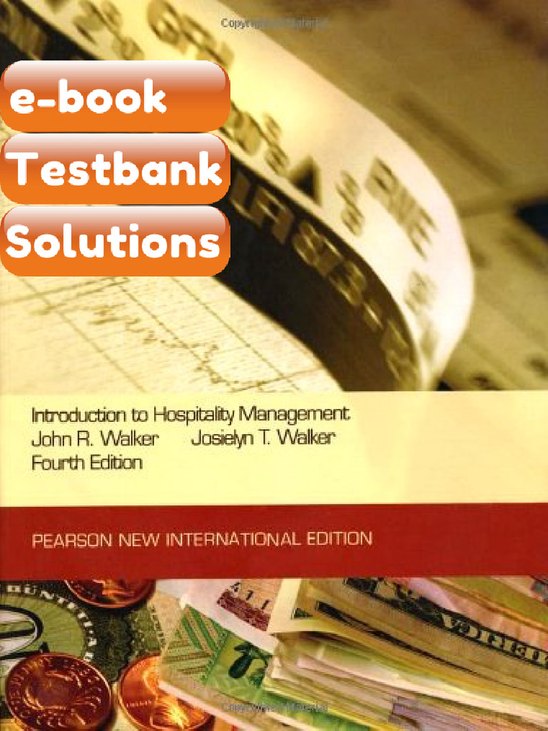 Testbank Introduction To Hospitality Management 4th Edition | PDF ...