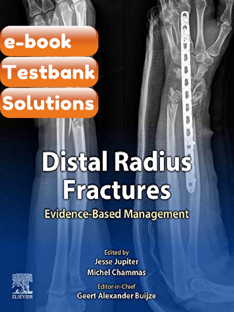 Testbank Distal Radius Fractures EvidenceBased Management by Geert ...