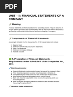 Schedule III Financial Statements Format | PDF