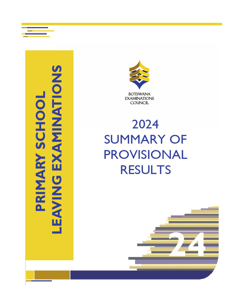 2024 Psle Comprehensive Results Report Final Version Minister 12122024 ...