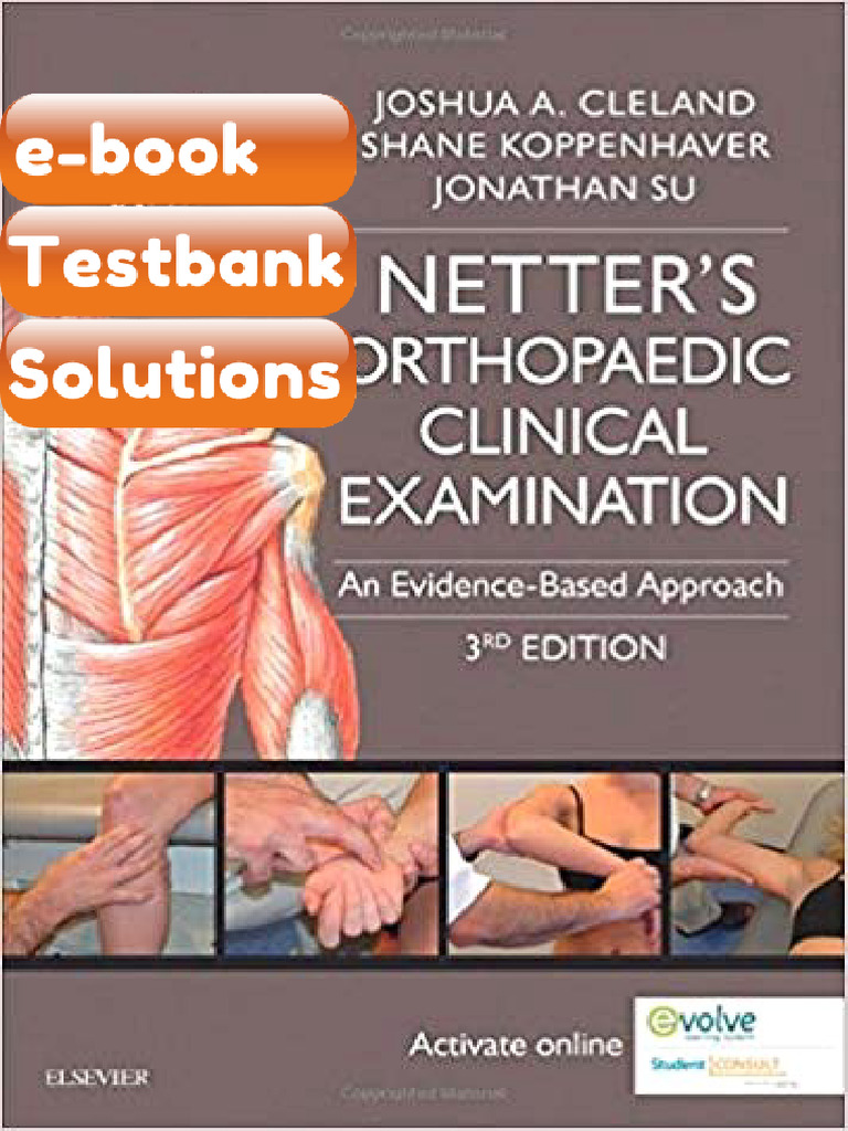 Testbank Netter s Orthopaedic Clinical Examination an EvidenceBased ...