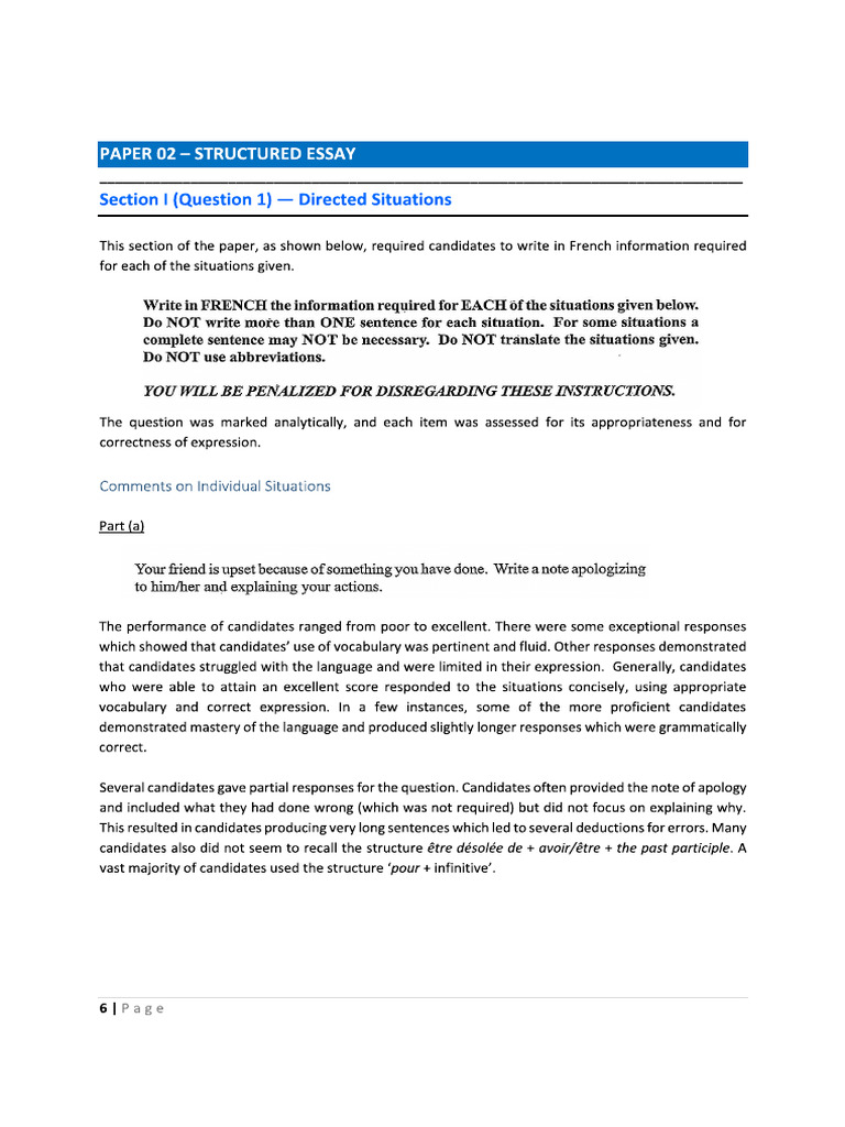 Directed Situations 2021 - Examples and Errors | PDF
