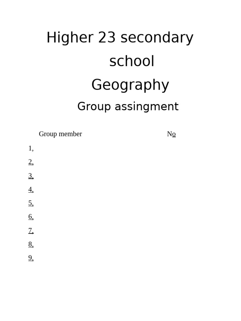 Geography | PDF